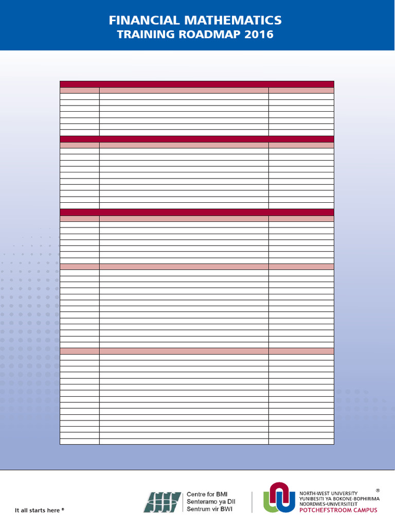 FinMath roadmap | PDF