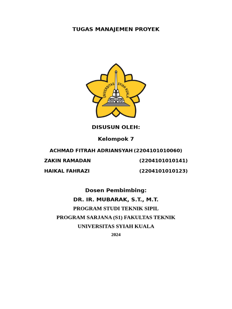 Manajemen Proyek Pdf