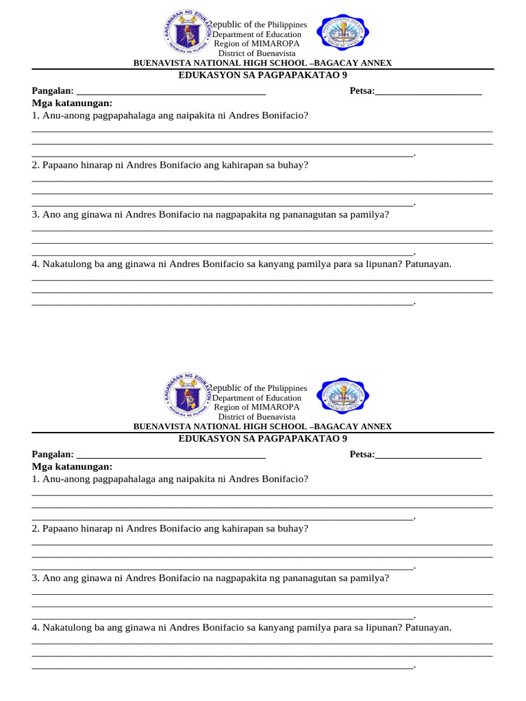 Activity in Esp 9 | PDF