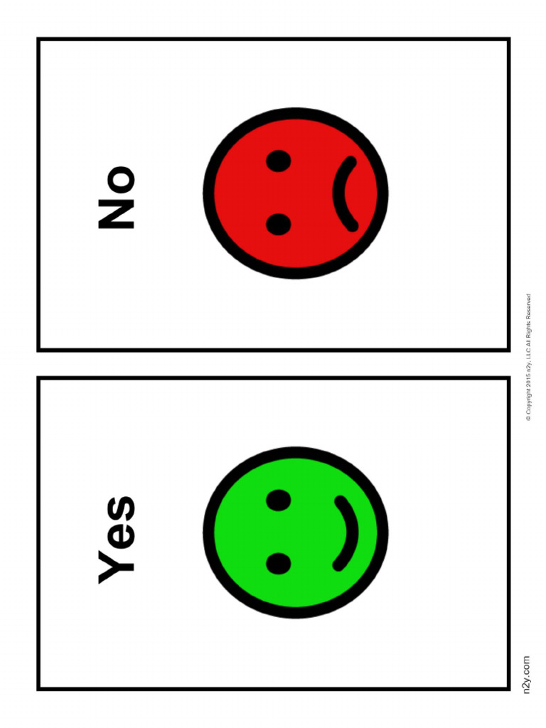 Yes/No Communication Board | PDF