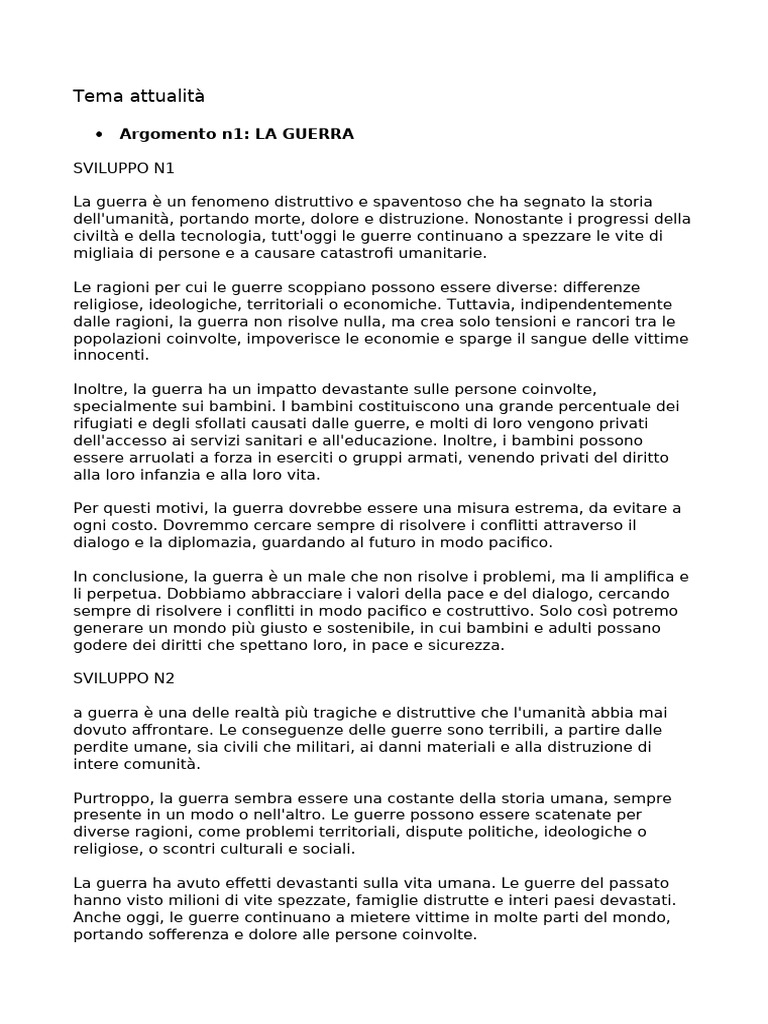 Tema Attualita | PDF