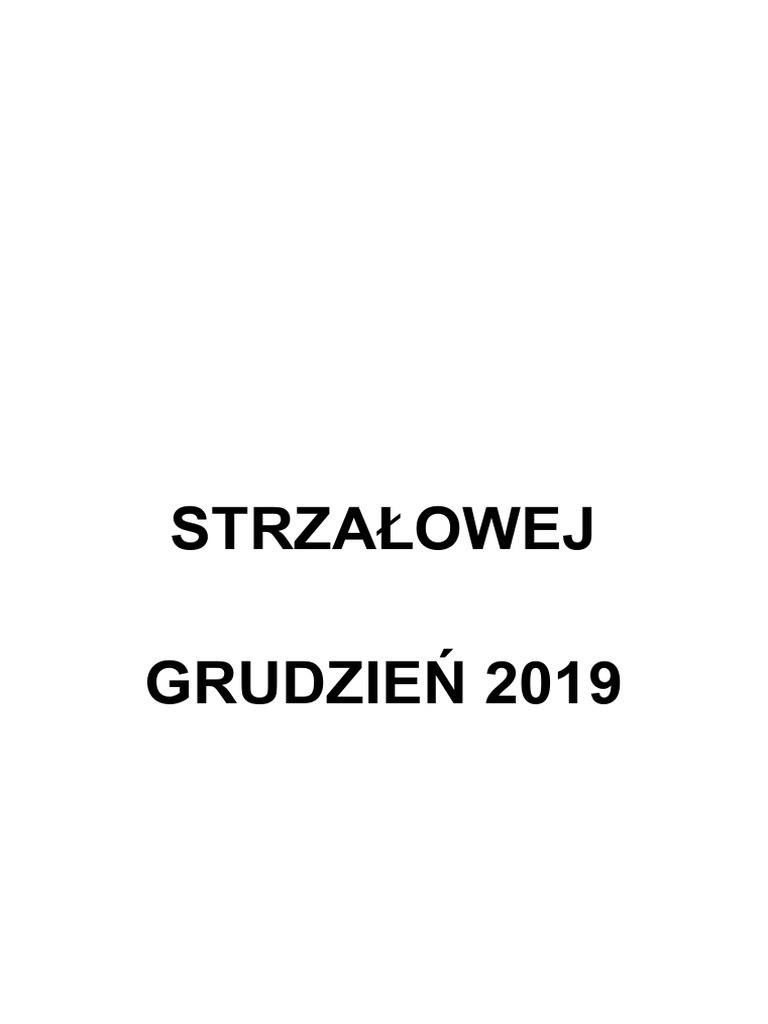 Test Z Techniki Strza - Owej AM | PDF