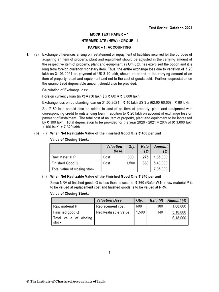 AccountsNew A MTP1 Inter Oct21 | PDF