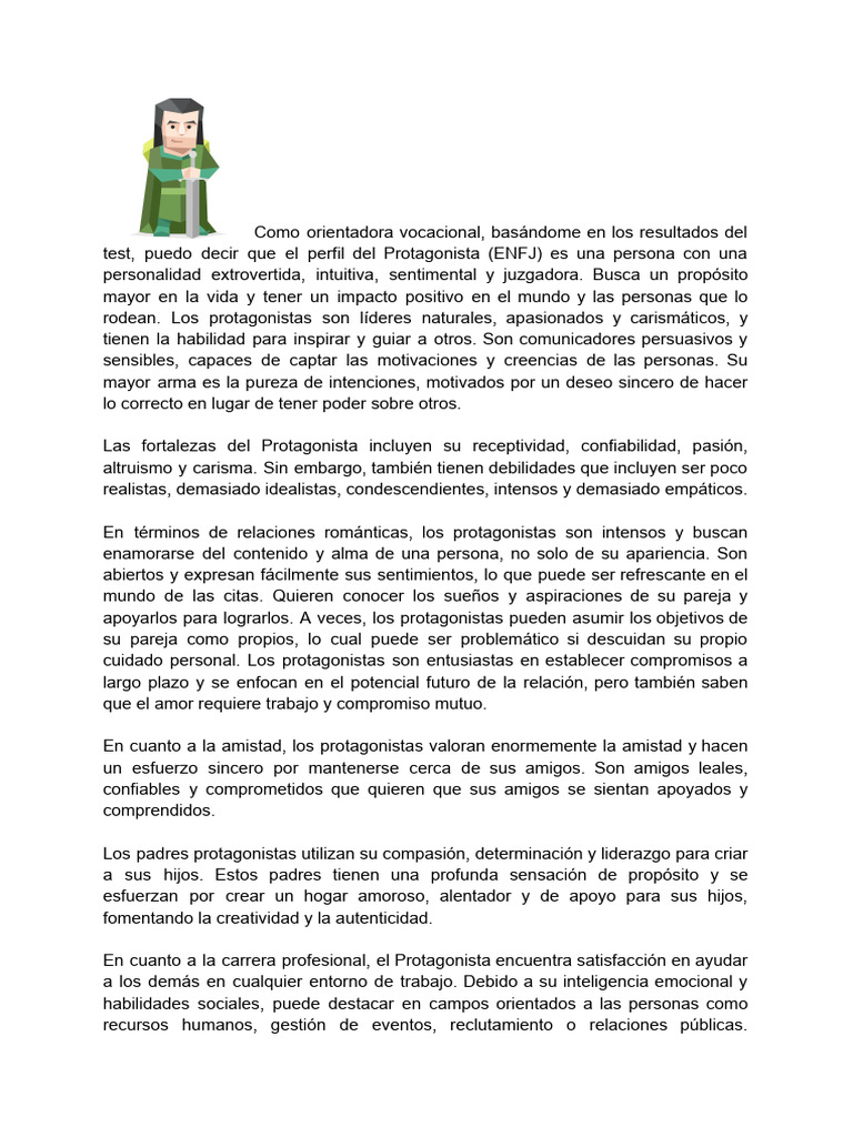 Test de 16 Personalidades | PDF