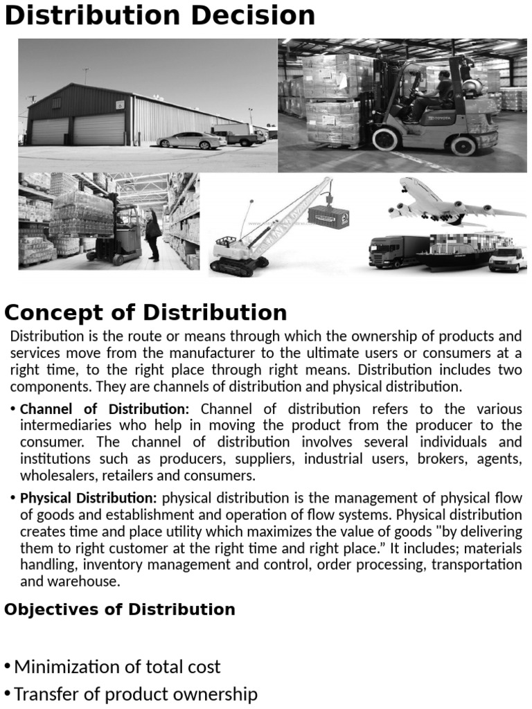 Chapter-8, Distribution Decision | PDF