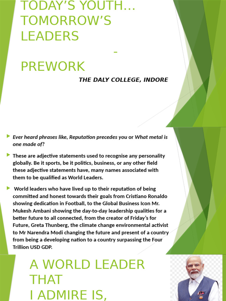 Daly College - Today's Youth | PDF