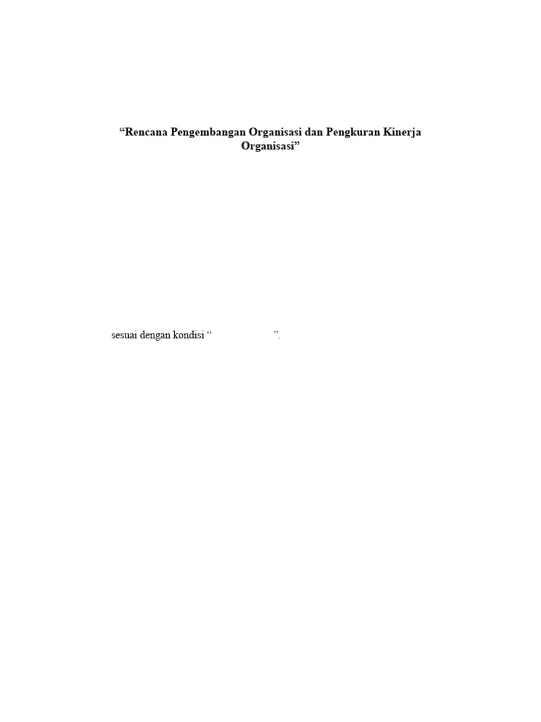 TOR Materi RPO dan PKO LKMM TM x SK | PDF