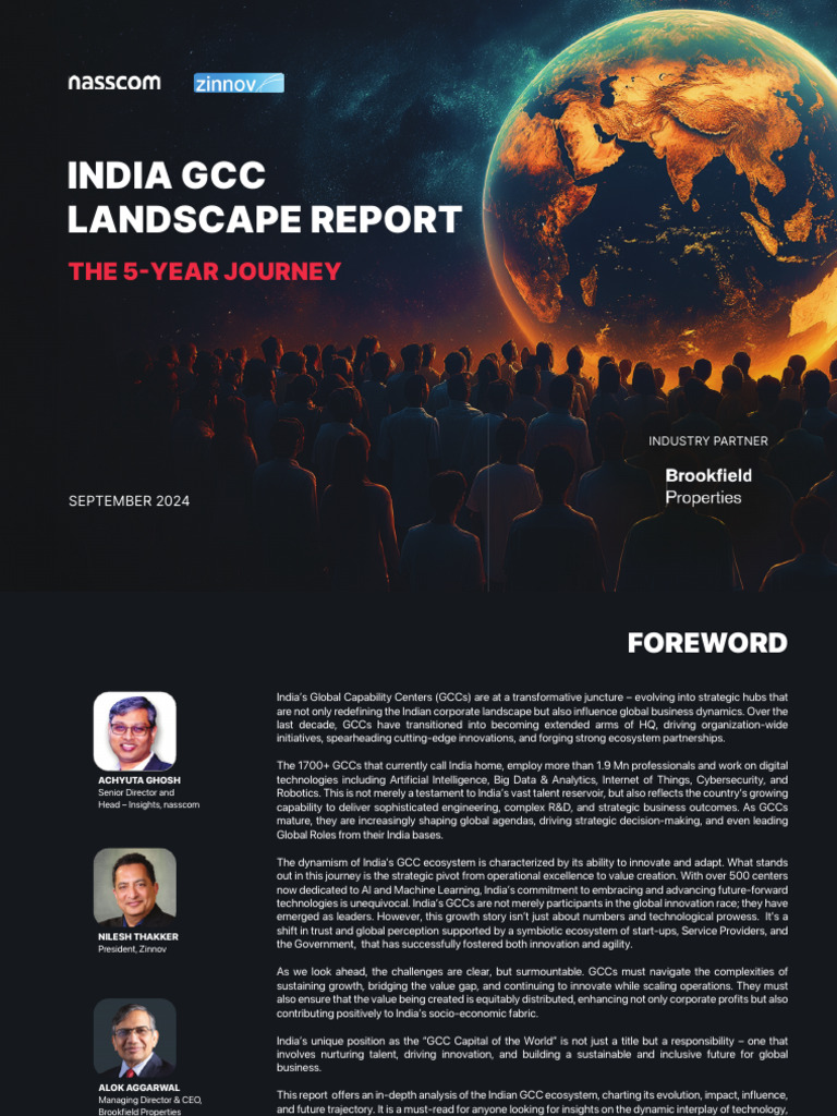 India GCC Landscape Report Sep 2024 | PDF