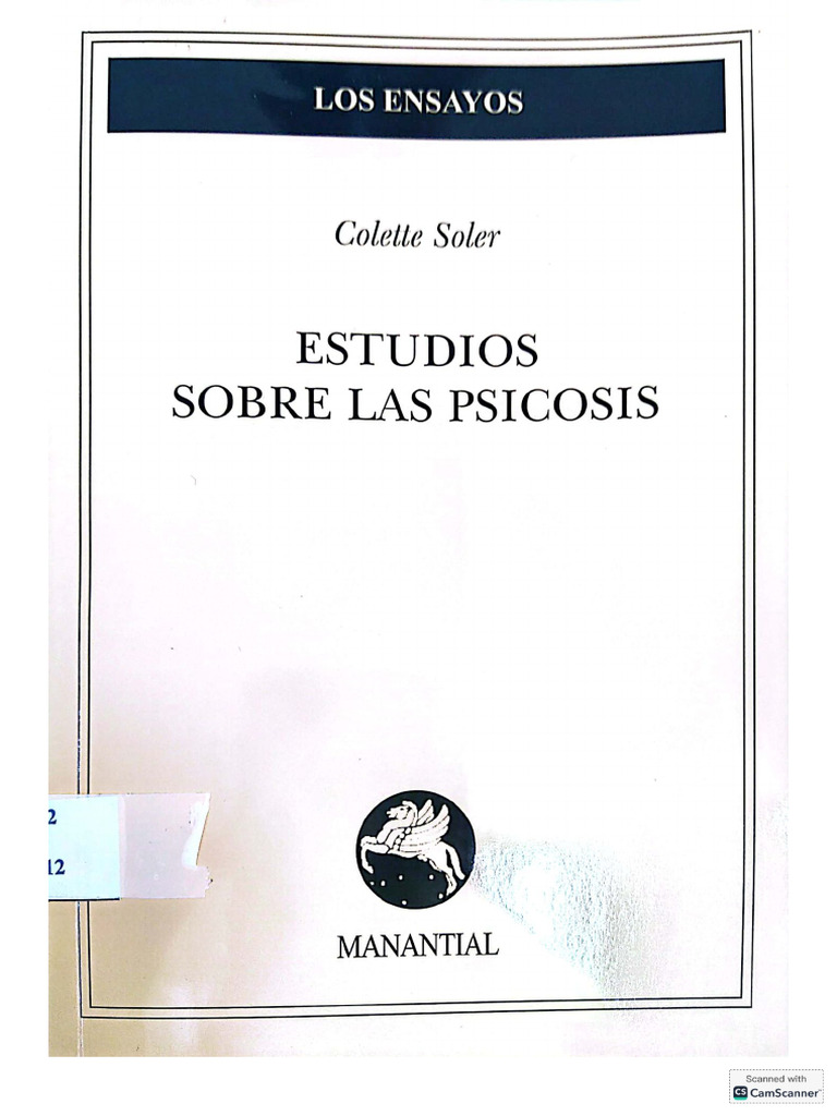 Estudios Sobre Las Psicosis Colette Soler | PDF