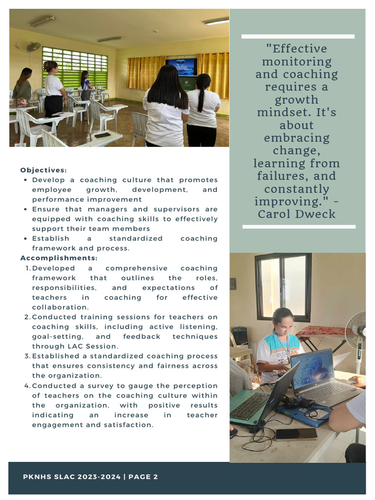 LAC ACCOMPLISHMENT REPORT | PDF