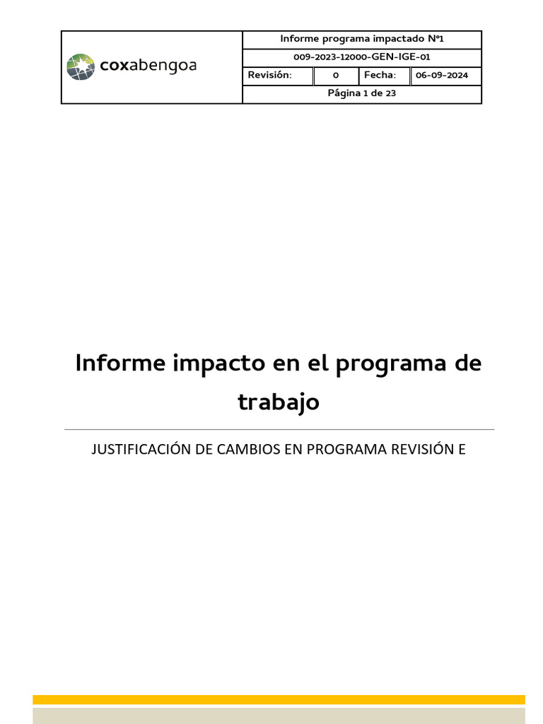 Informe Programación | PDF