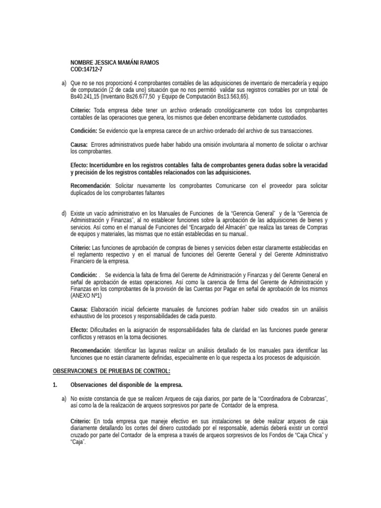 Práctica Operativa | PDF