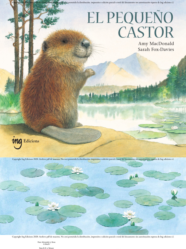 El Pequeno Castor Primeras Paginas CAST | PDF