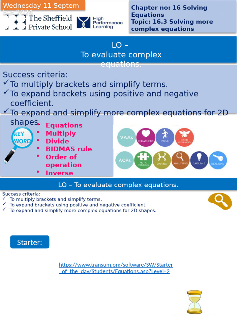 16.3 Solving More Complex Equations | PDF