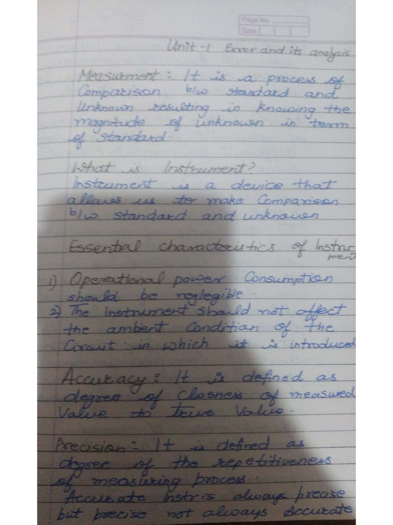 EM Unit-3 Electronic Measurements | PDF