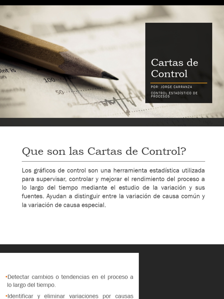 Cartas de Control | PDF
