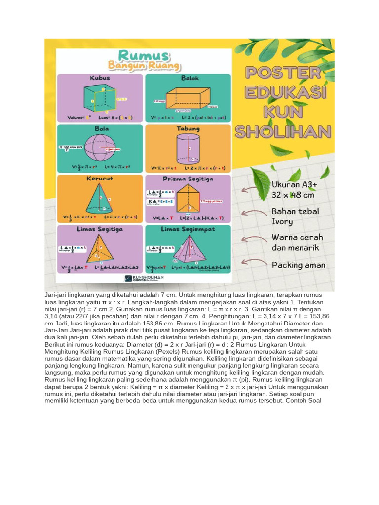 latihan mtk (3) | PDF