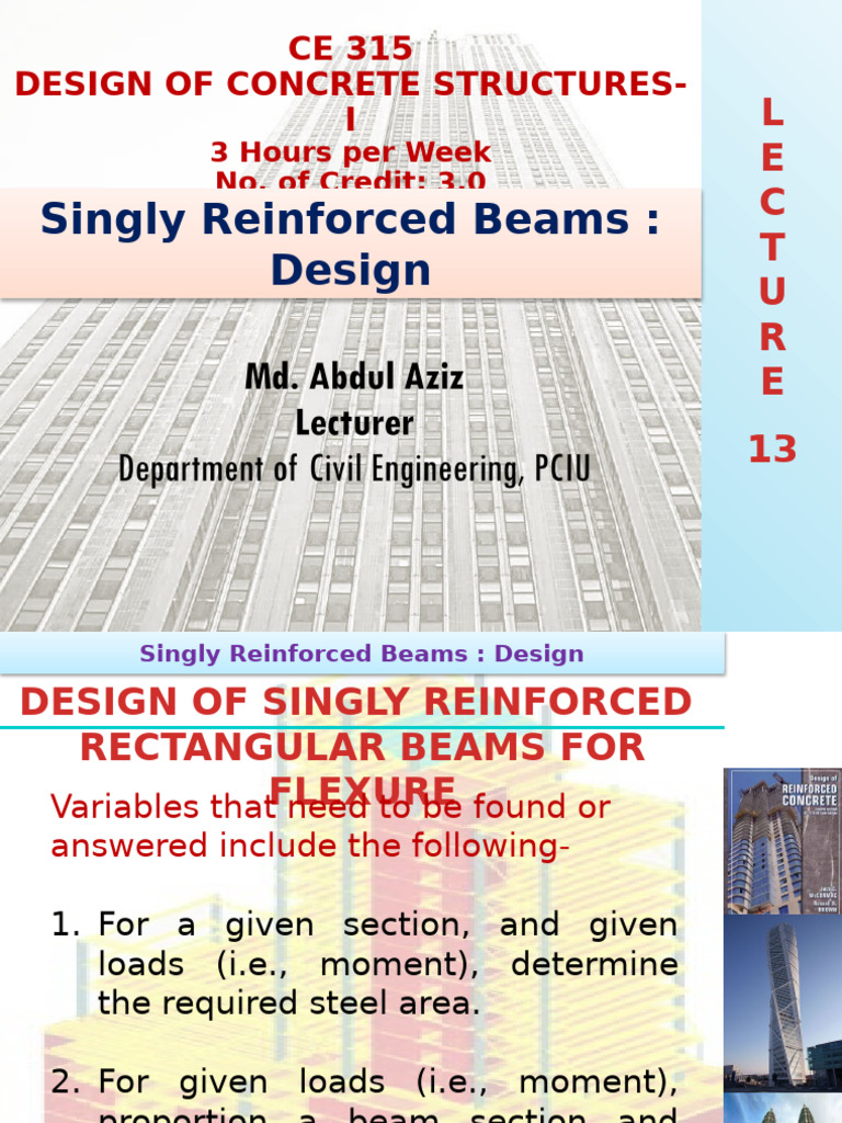 13 Singly Reinforced Beam 02 | PDF