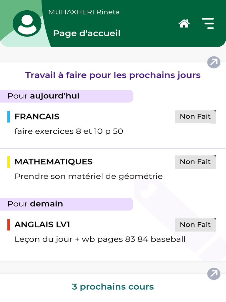 College de Rivery - Pronote - Espace Parents | PDF