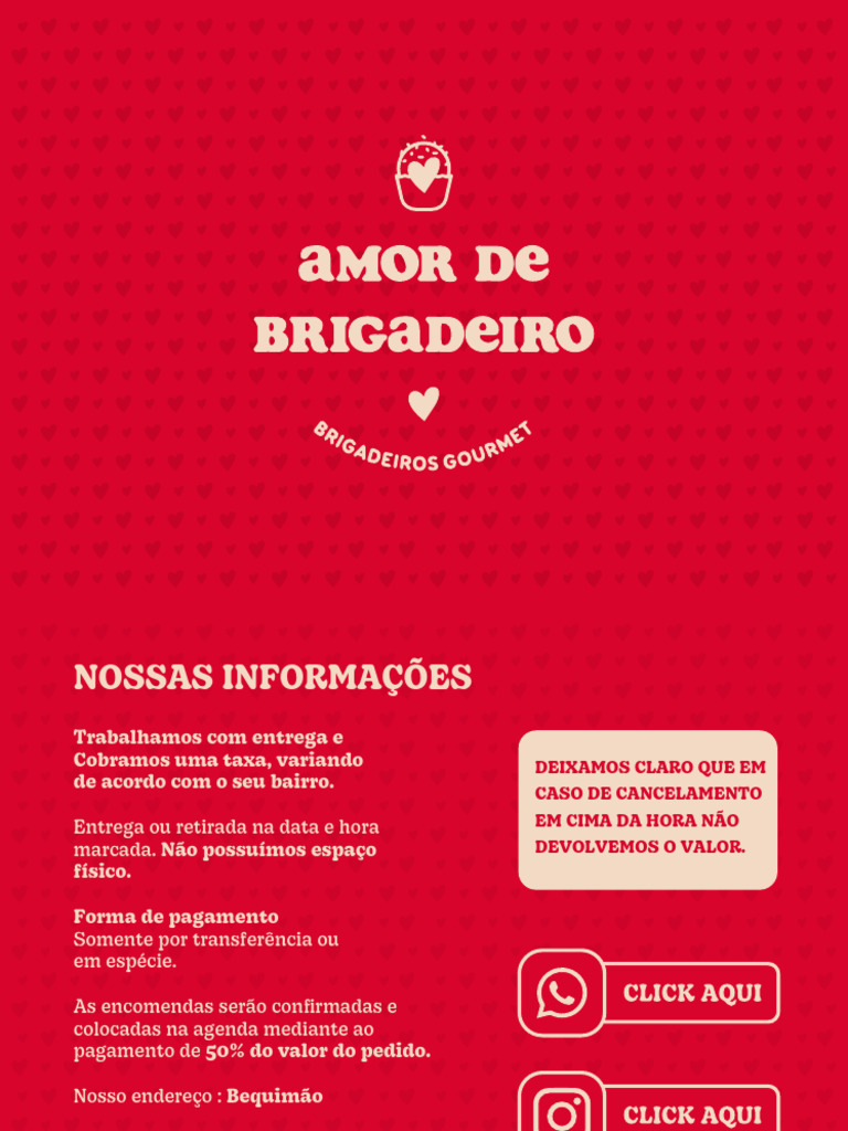 Portfólio Amor de Brigadeiro | PDF