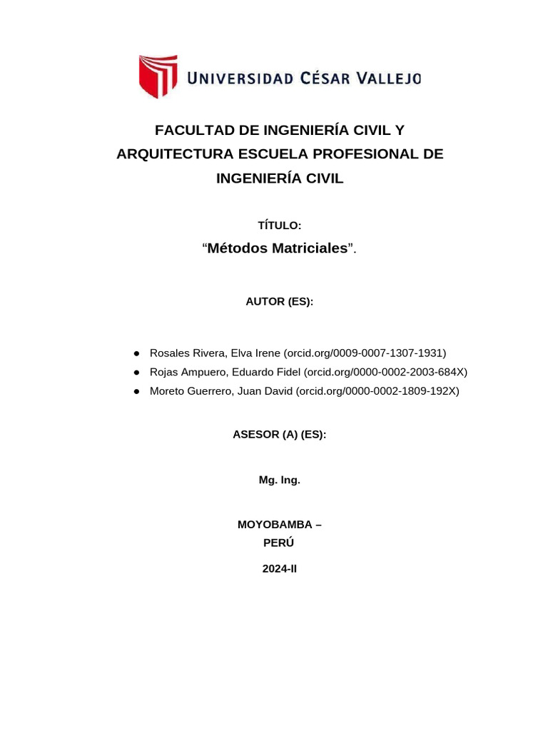 Informe Analisis estructural 2 | PDF