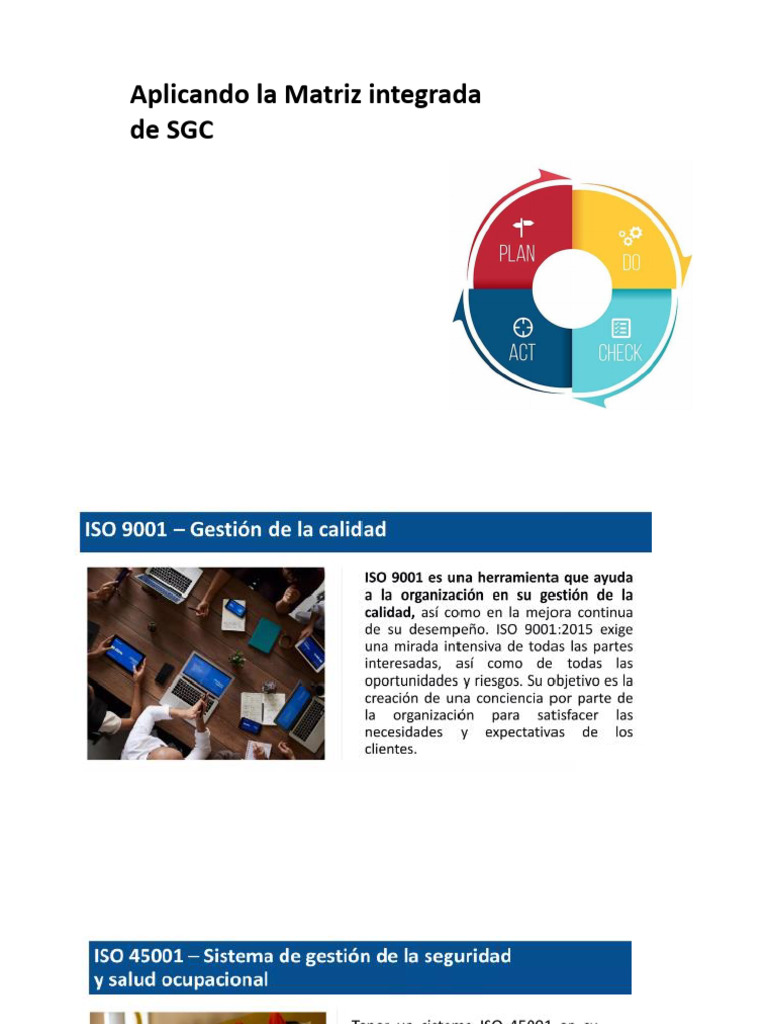 Matriz SGC | PDF