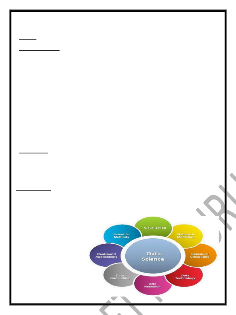 Unit 4 Data Science Notes | PDF