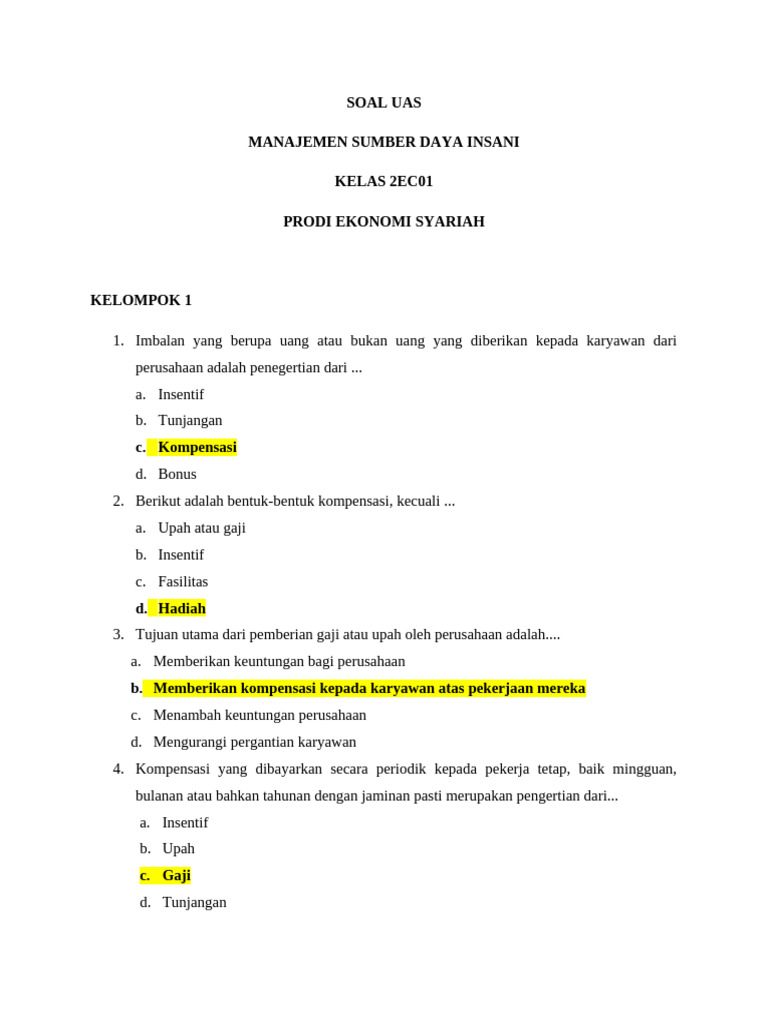 Soal Uas Msdi 2ec01 | PDF