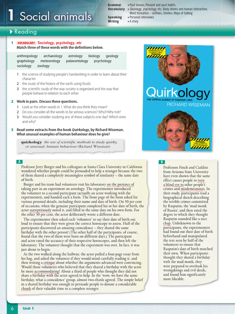 Unit 1 From Gateway b2 SB | PDF