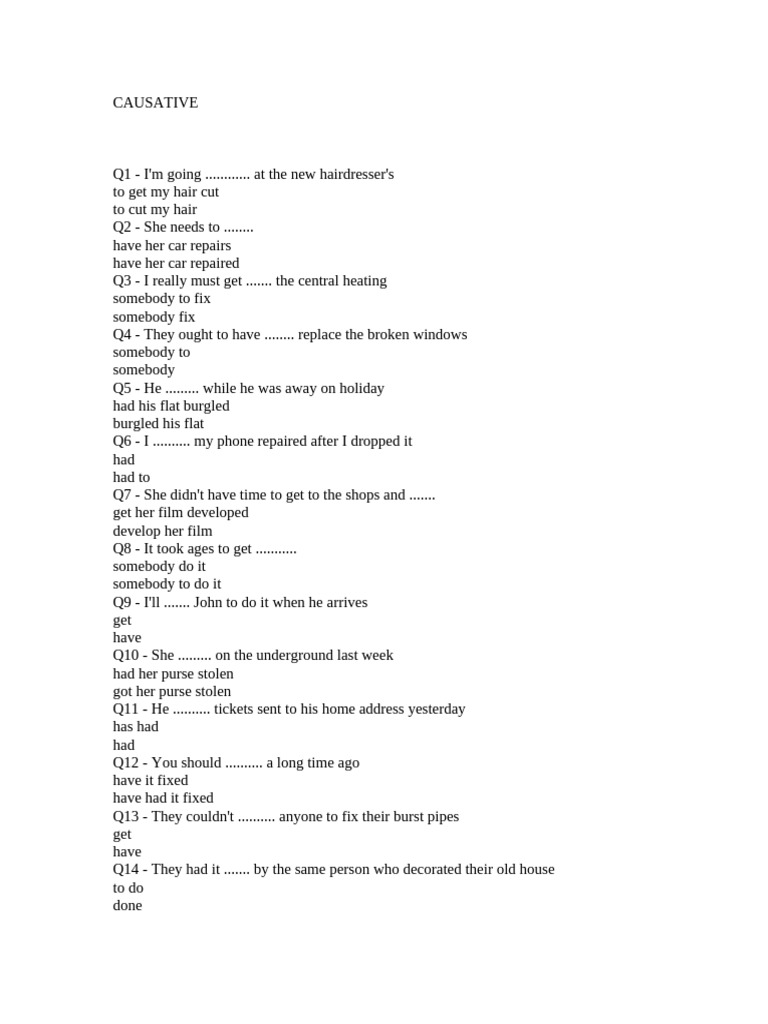 causative have | PDF