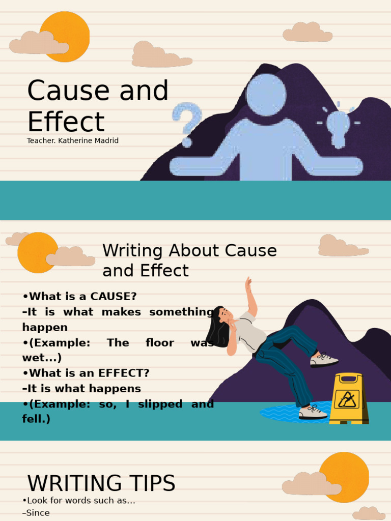 Cause and Effect Writing Guide | PDF | Home & Garden | Self-Improvement