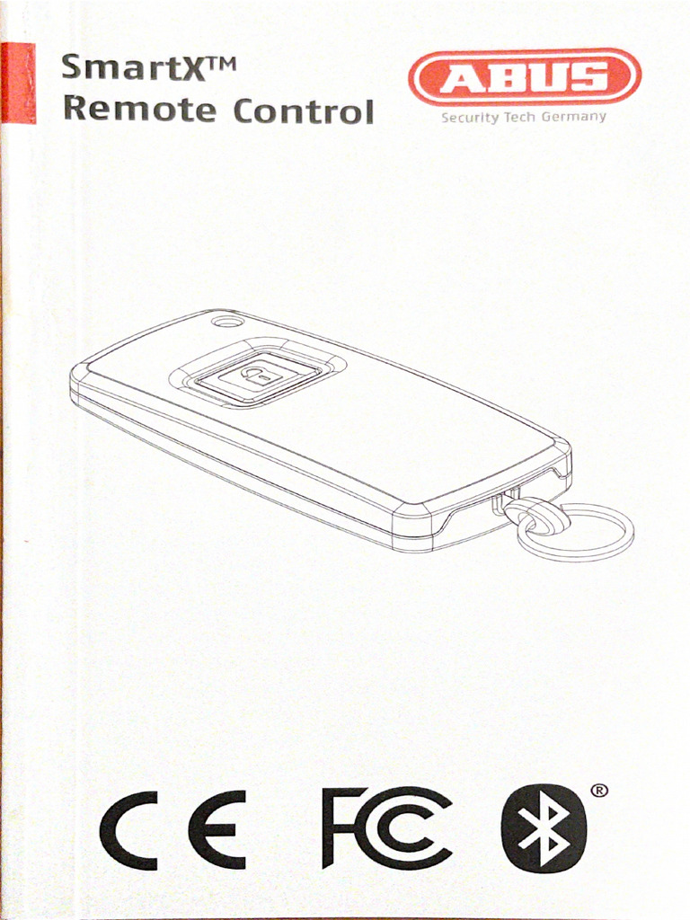 Abus SmartX Remote Control | PDF