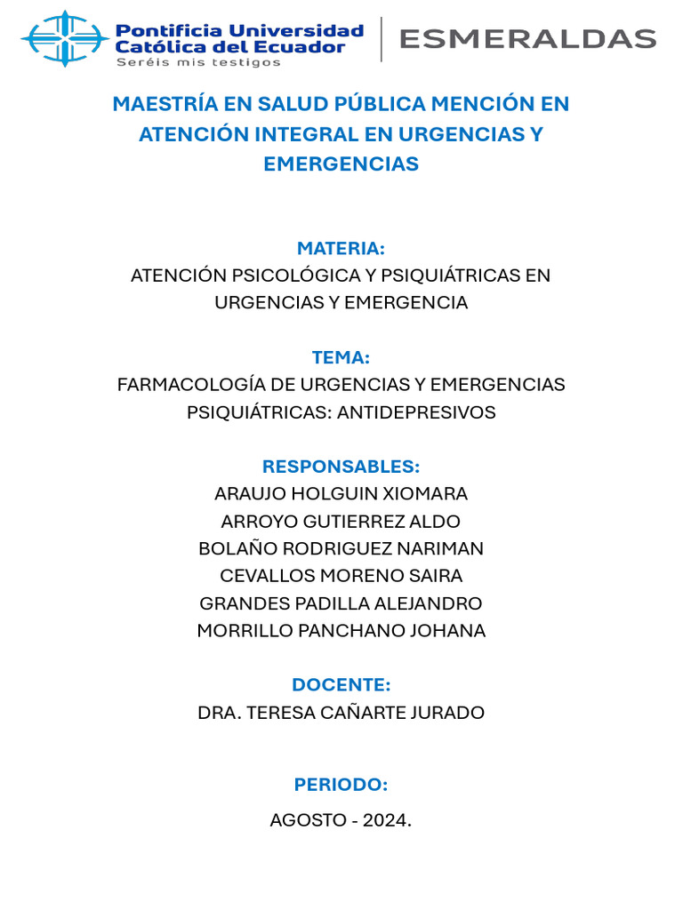 ANTIDEPRESIVO | PDF ANTIDEPRESIVO | PDF