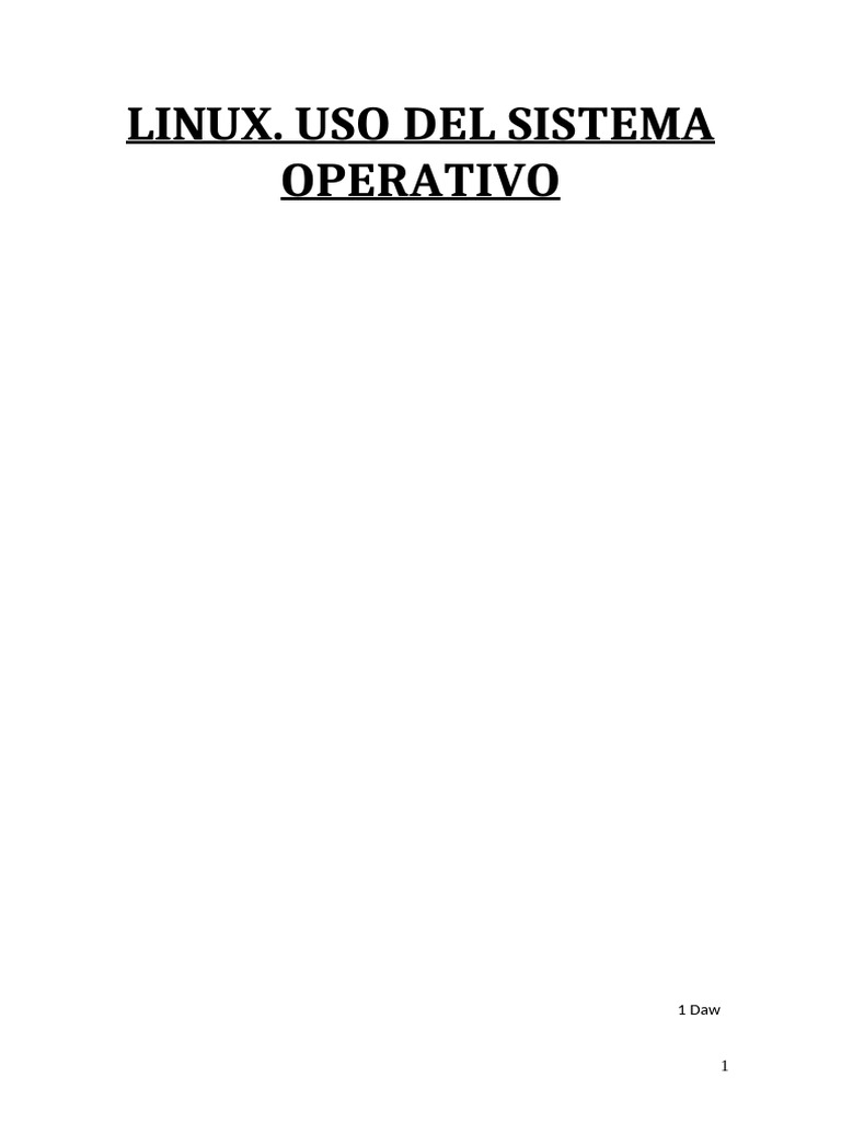 Ejercicios_Linux_archivos_y_directoriosDAW | PDF