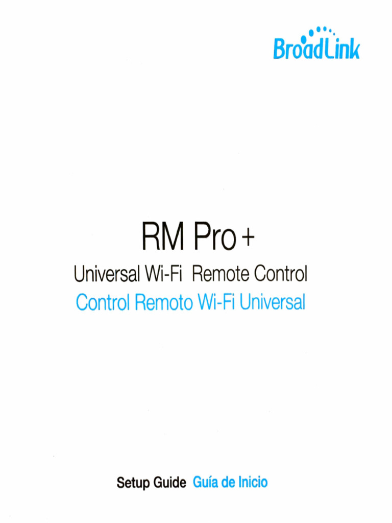 BroadLink RM Pro+ | PDF
