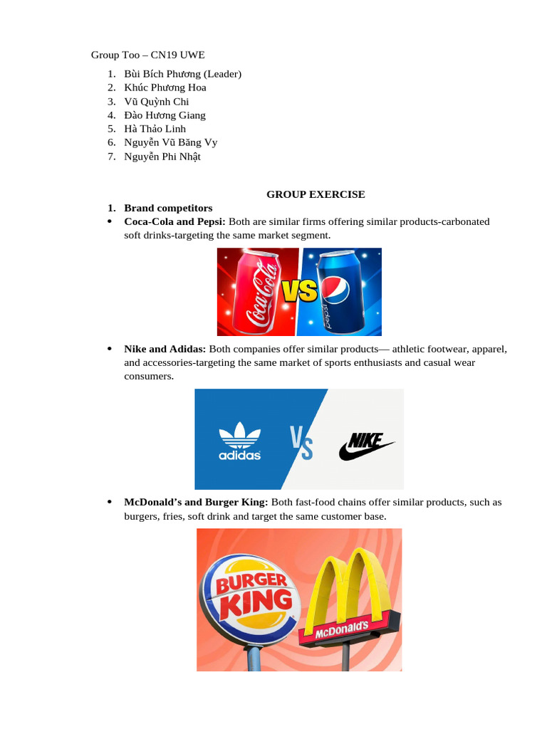 Group Too - Group Exercise - BTF 1 | PDF