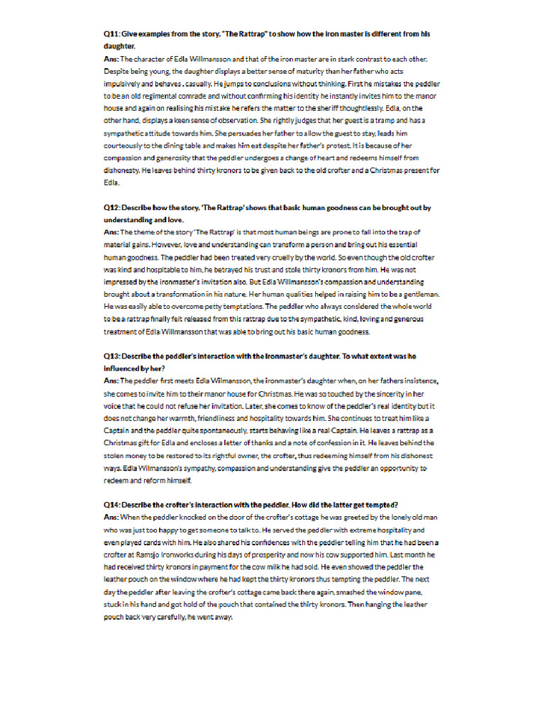 The Last Lesson Analysis (1) - 30 | PDF