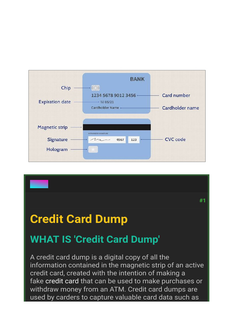 Credit Card Dumps by Brian's | PDF