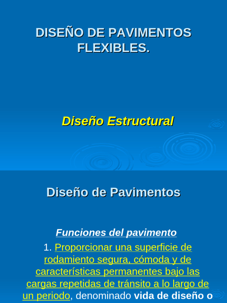 Diseño Estructural Pav Flex | PDF | Eje | Diseño