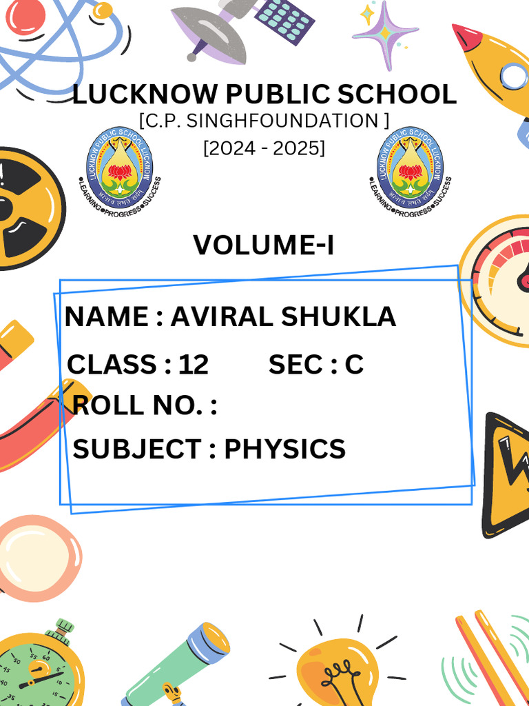 Illustration Aesthetic Physics Blank Paper A4 Document | PDF