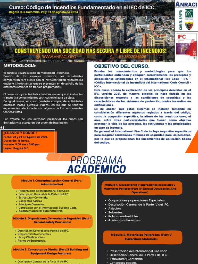 Curso Codigo de Incendios ICC | PDF