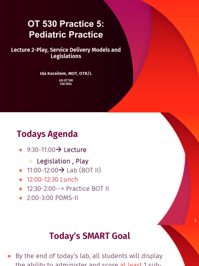 Lecture 2 Fall 2024 | PDF