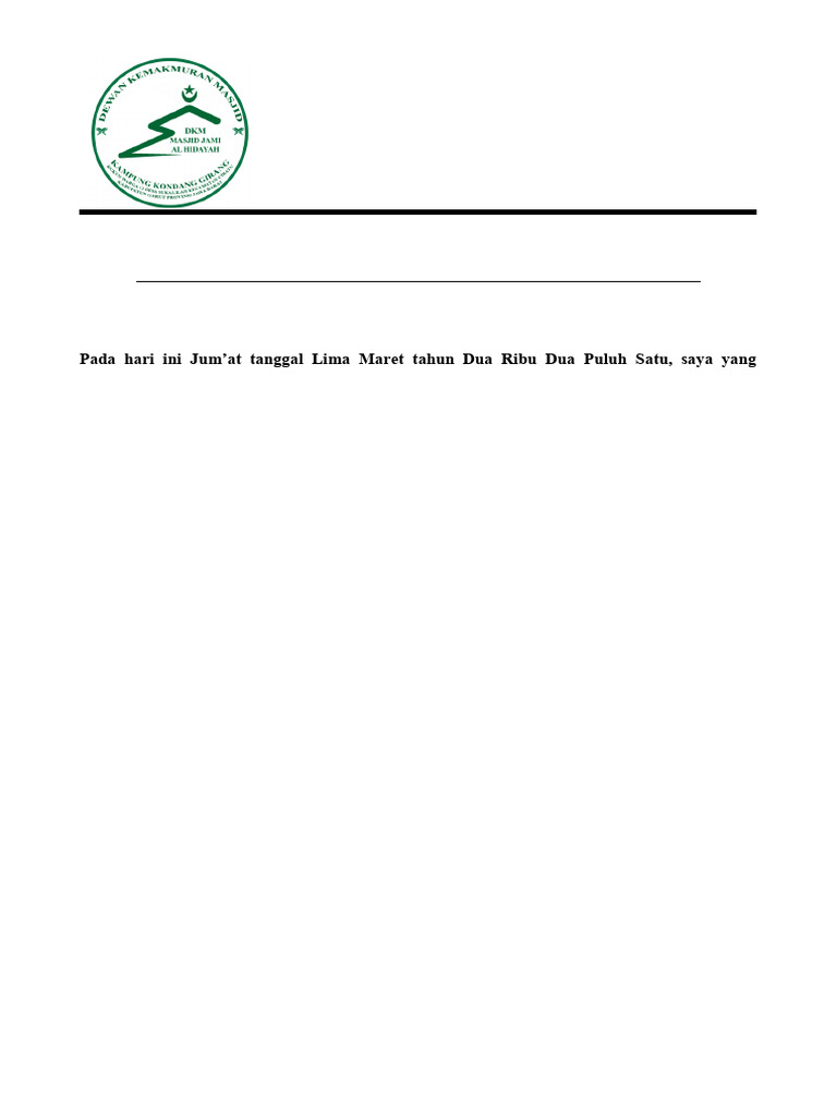 ALOKASI KEROPAK KOTAK AMAL MASJID JAMI AL HIDAYAH | PDF ALOKASI KEROPAK KOTAK AMAL MASJID JAMI AL HIDAYAH | PDF