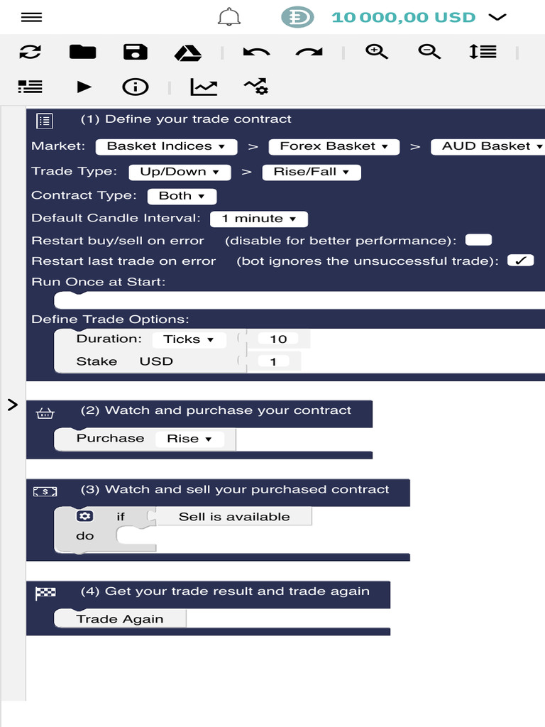 Bot Trading Automated Trading System - Deriv | PDF
