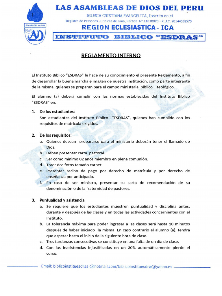 Reglamento 2024 | PDF | Bem-estar