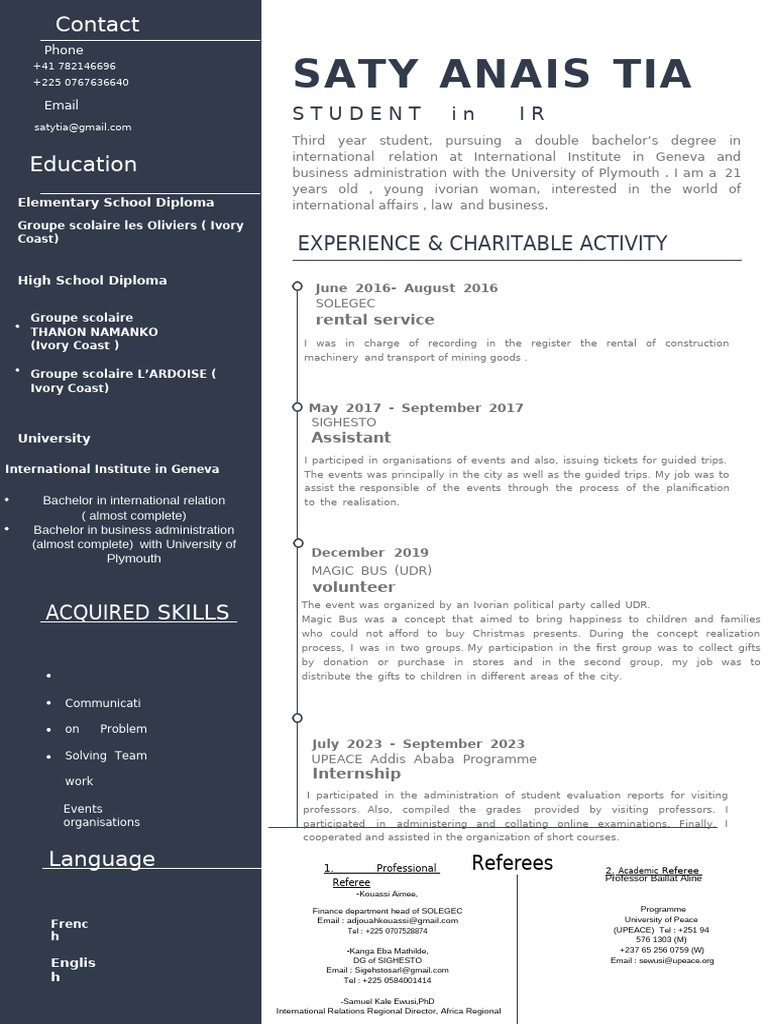 Cv TIA SATY 24 | PDF