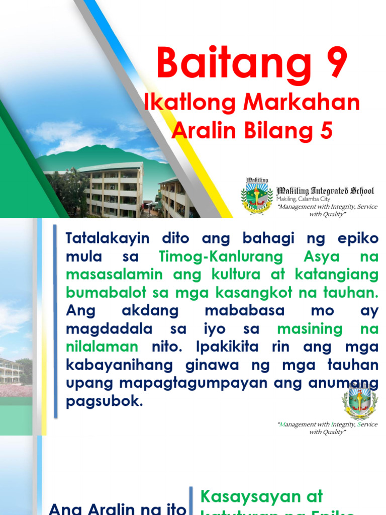 G9-Q3-Aralin 5-Epiko. | PDF