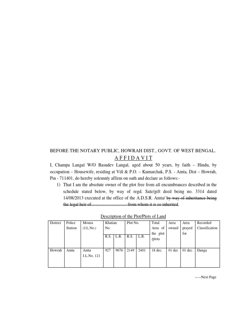 Conversion Affidavit - Amta - 7 | PDF