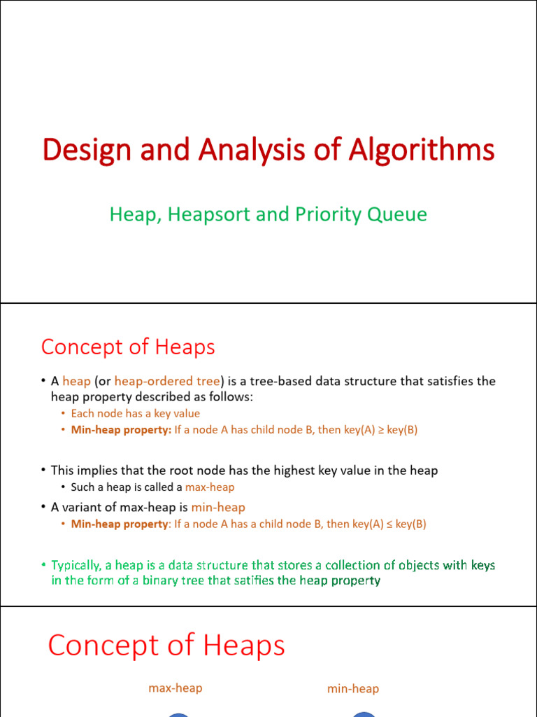 Topic 3 Heap And Priority Queue Pdf Applied Mathematics Theoretical Computer Science