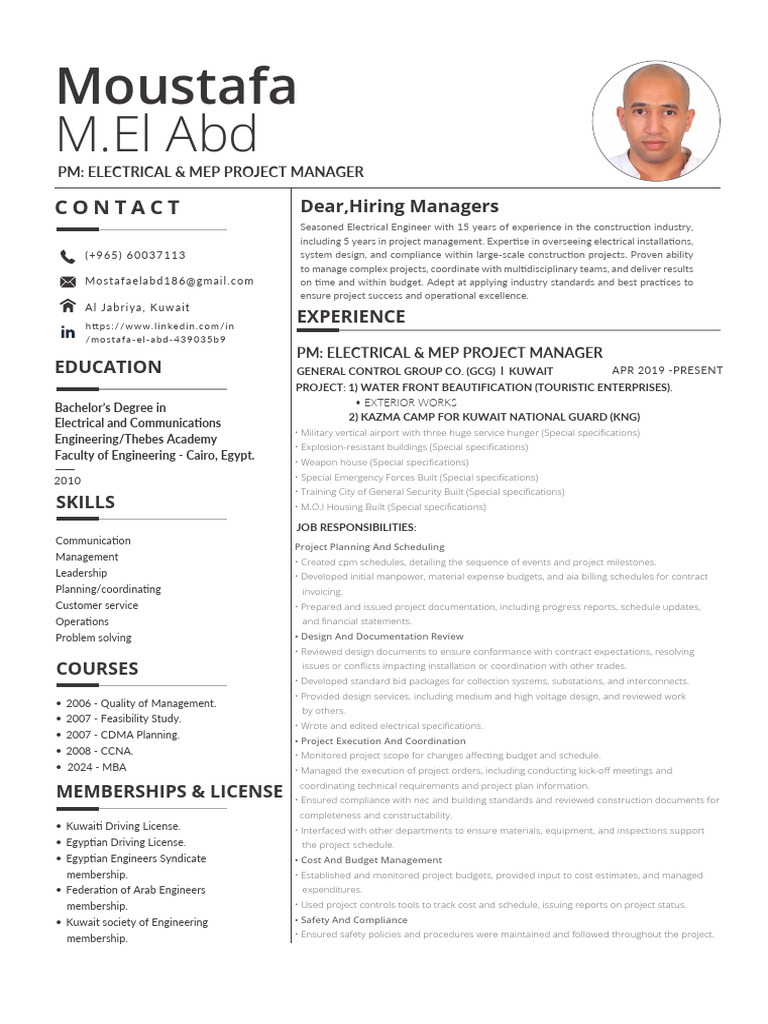 Elc&MEP Engineer | PDF